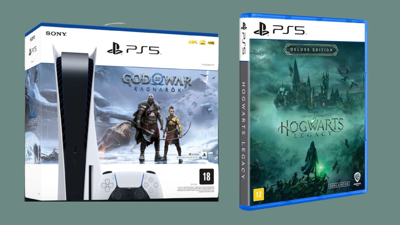 PlayStation 5: confira o console e jogos em oferta no Festival Geek Gamer