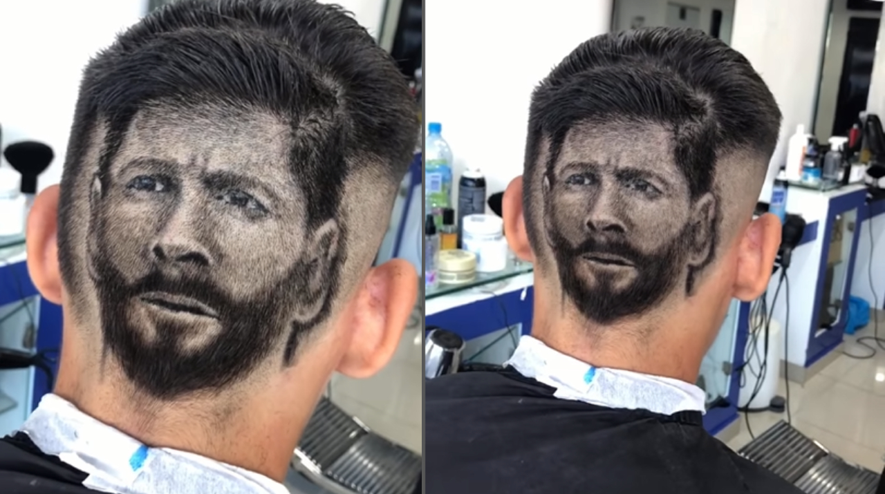 Copa: Torcedor que fez rosto de Messi em corte de cabelo viraliza nas ...