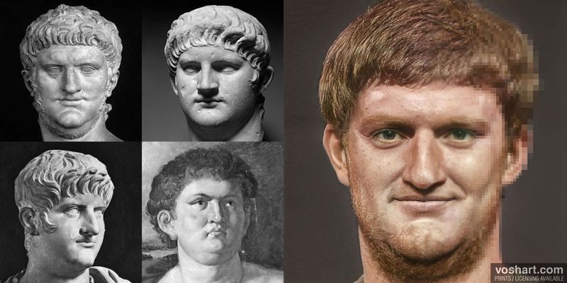 Em imagens: como seriam os antigos imperadores de Roma há 2 mil anos ...