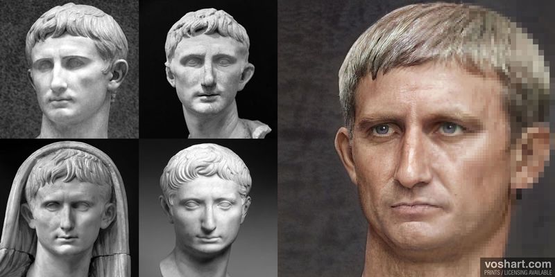 Em imagens: como seriam os antigos imperadores de Roma há 2 mil anos ...